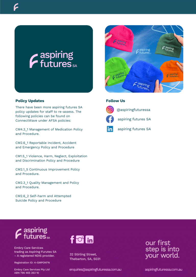 Newsletter August 2025 – aspiring futures